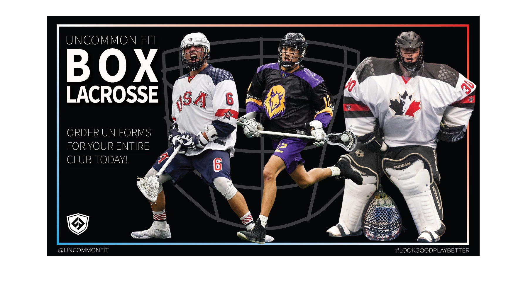 Custom athletic apparel for on and off the field. #lookgoodplaybetter