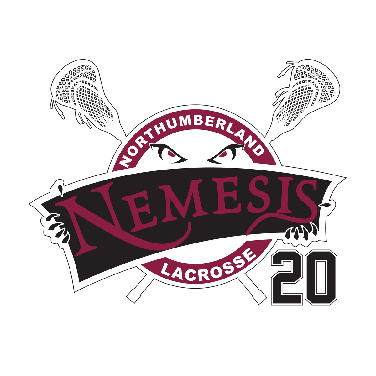 Nemesis Car Decal | box lacrosse uniforms | Uncommon Fit