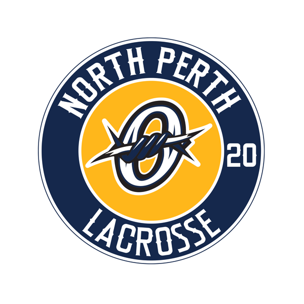 North Perth Outlaws Car Decal | box lacrosse uniforms | Uncommon Fit