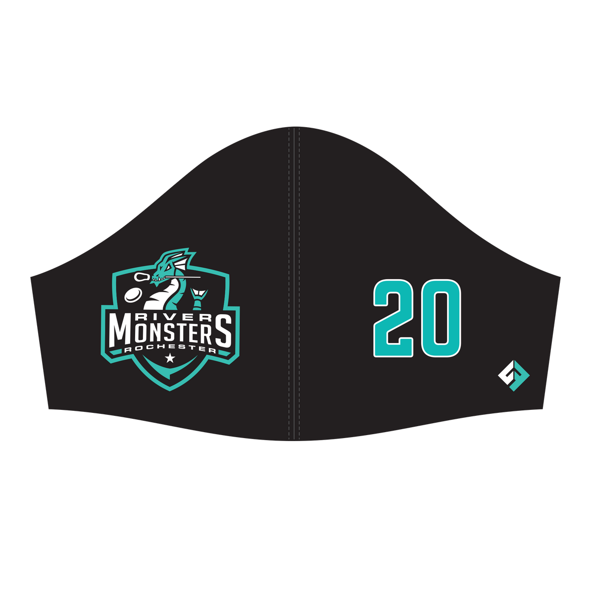 River Monsters Mask (3 Pack) | box lacrosse uniforms | Uncommon Fit