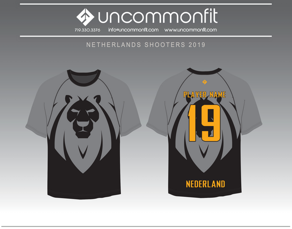 Black Dutch Shooter | box lacrosse uniforms | Uncommon Fit